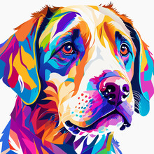 Abstract Cartoon Dog Portrait Free Stock Photo - Public Domain Pictures