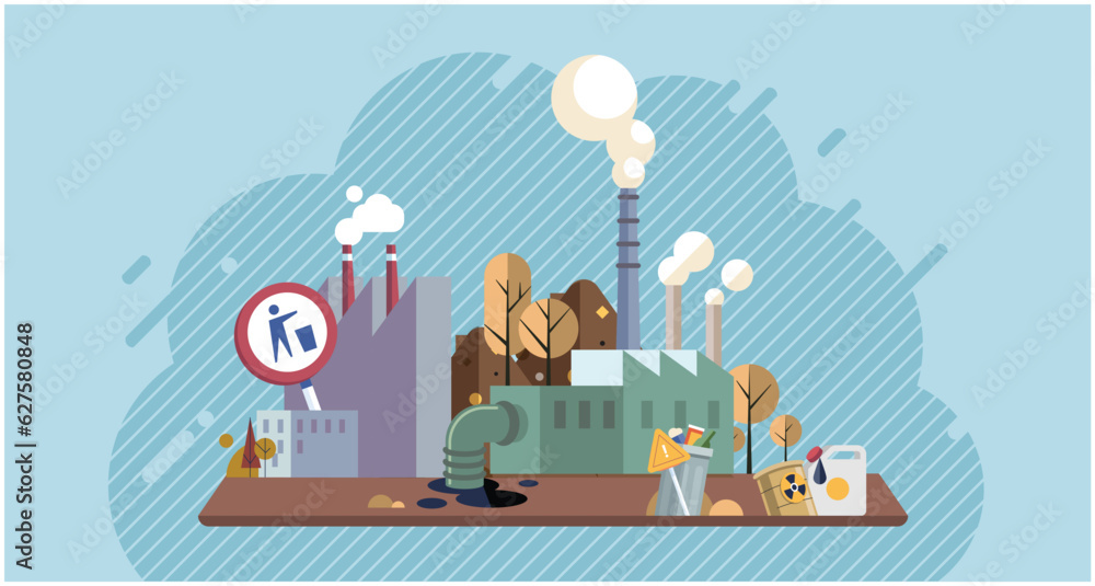 Industries that create pollution and cities that affected by pollution ...