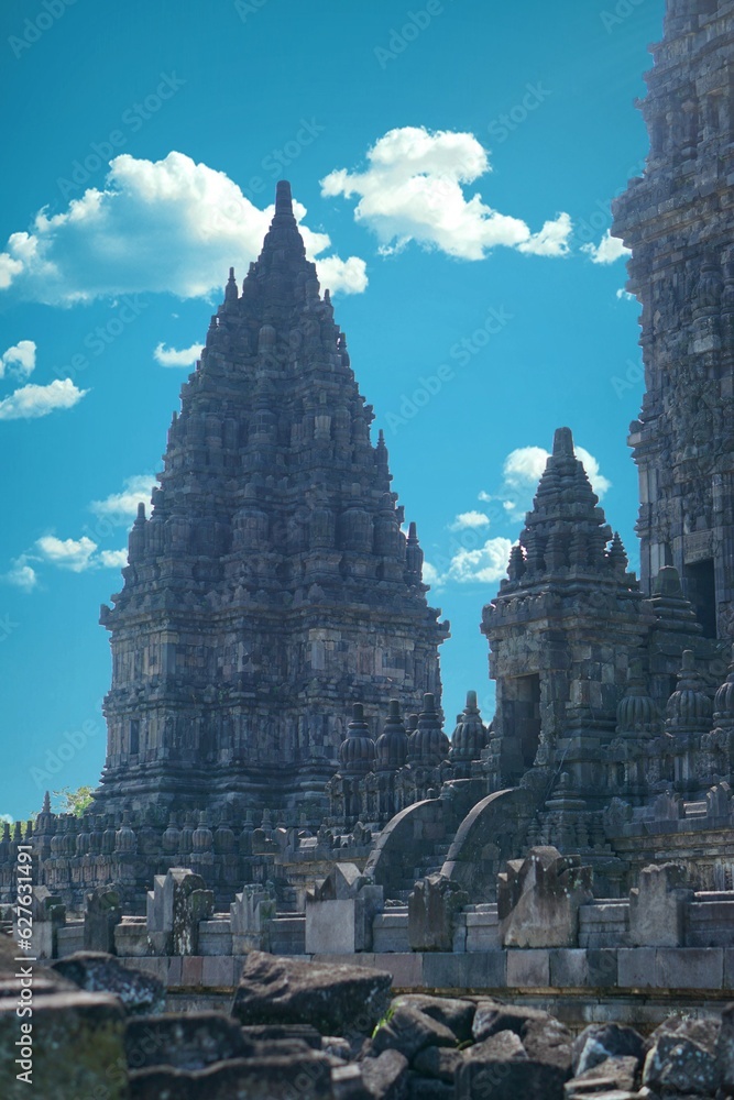 View of Prambanan Temple, Prambanan Temple is the largest and grandest ...
