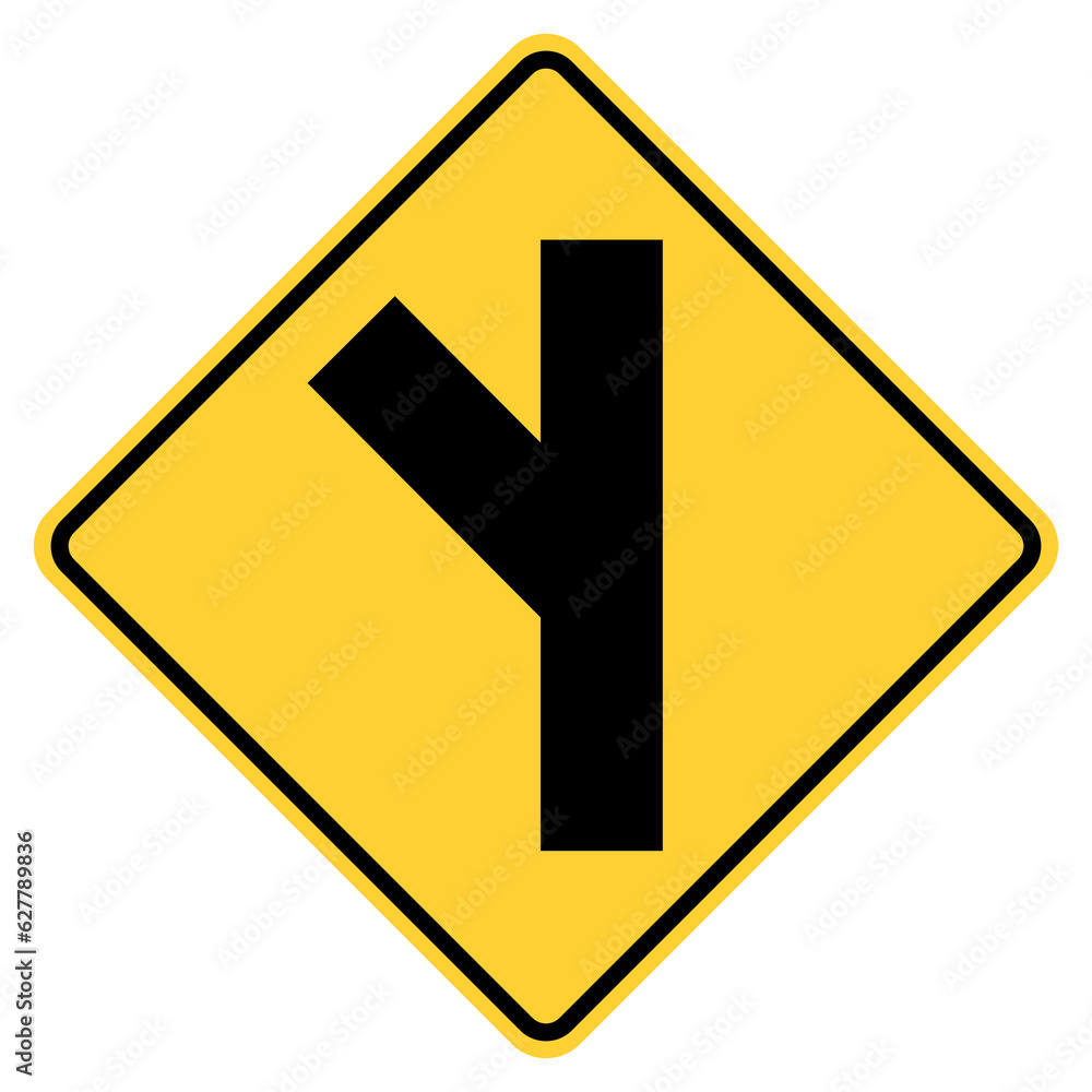 Transparent PNG format Vector graphic of a usa slanted side road ...