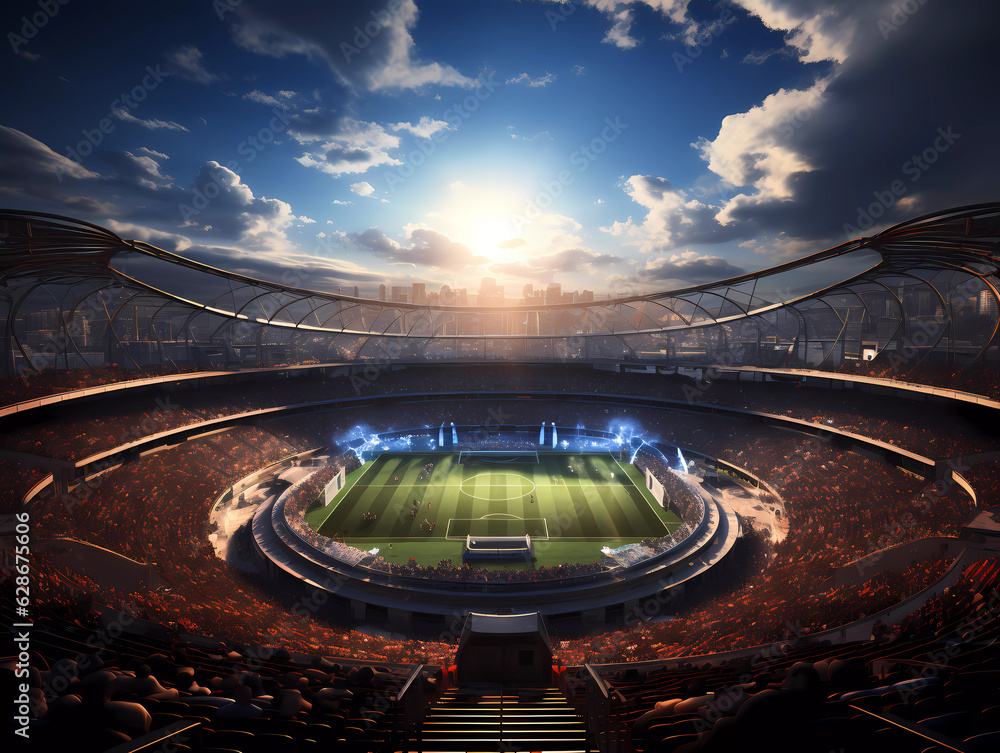 Stadium Arena 3D rendering Stock Photo | Adobe Stock