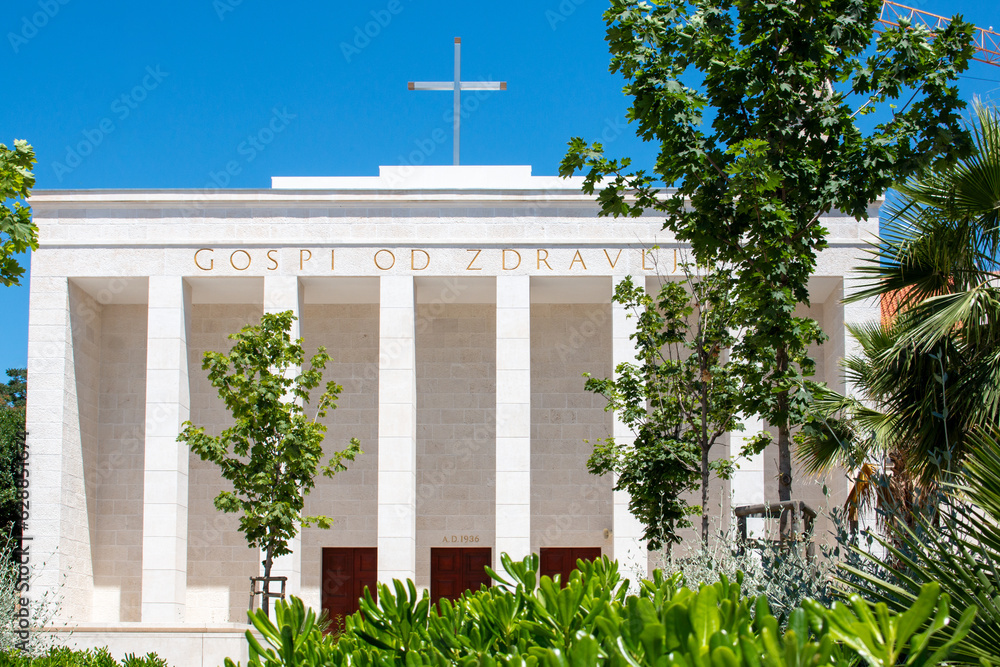 Our Lady of Good Health (Crkva Gospe od Zdravlja) in Split (Zvonik i kapelica sv. Arnir) in the ...
