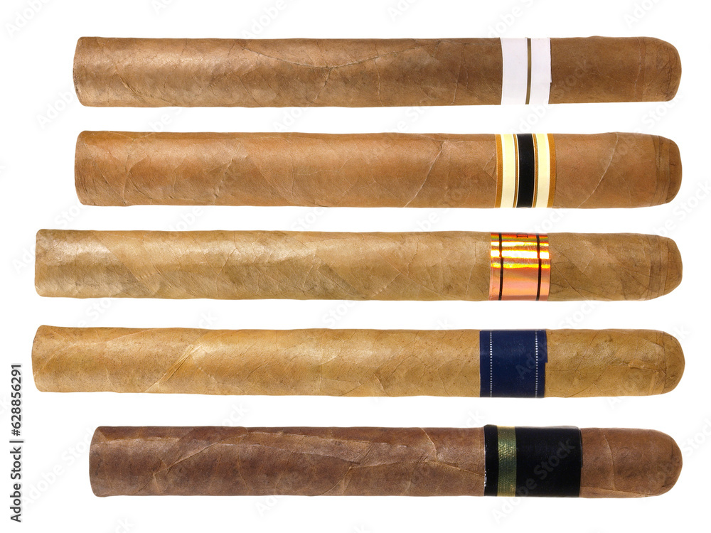 Single Cigars - Transparent PNG Background Stock Photo | Adobe Stock