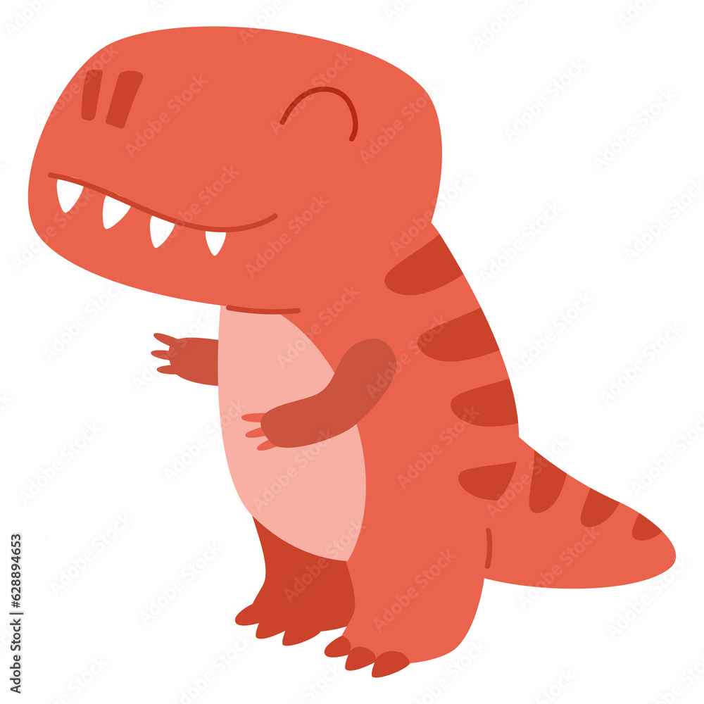 Dinosaur cartoon Clipart, dino cute Stock Illustration | Adobe Stock