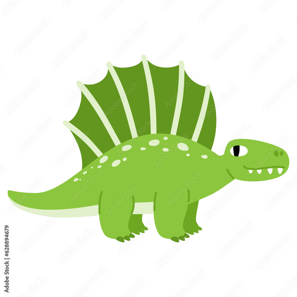 Dinosaur cartoon Clipart, dino cute Stock Illustration | Adobe Stock
