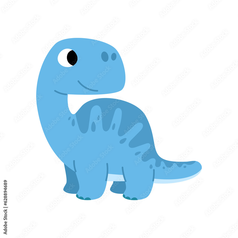Dinosaur cartoon Clipart, dino cute Stock Illustration | Adobe Stock