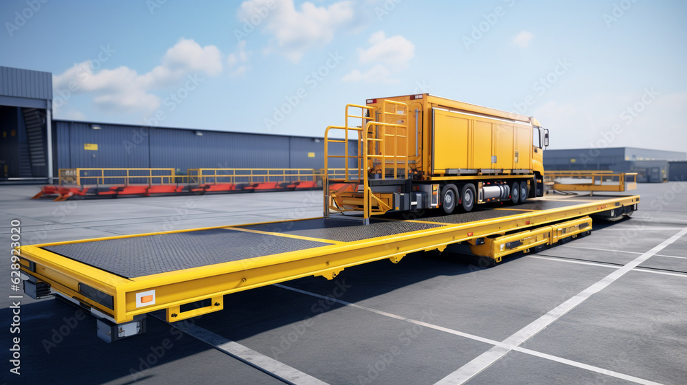 Stock-Illustration „Create an innovative cargo loading platform with ...