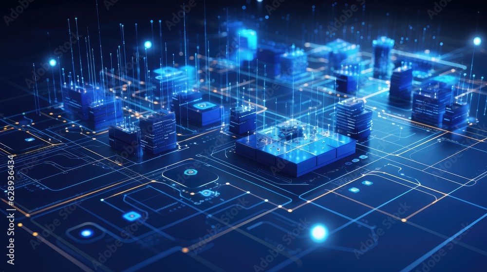 minimal networking technology background big data connectivity software ...