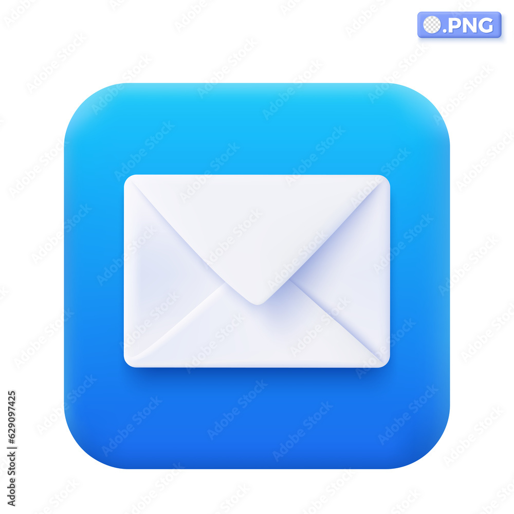 Email app icon symbols. mobile Interface, message, send and recieve new ...