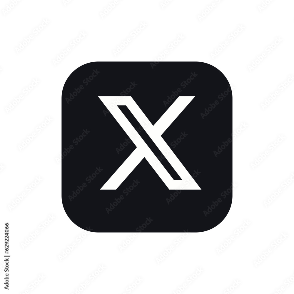 Baku, Azerbaijan, 31 July, 2023: Twitter new logo. X app icon logo ...