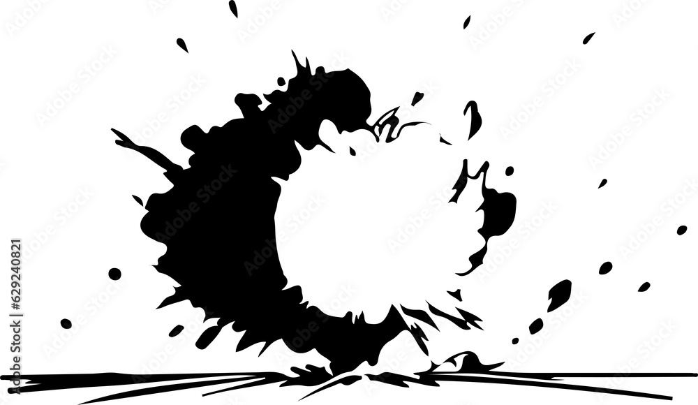 pop art cartoon comic quote bubble power blast action effect drawing ...