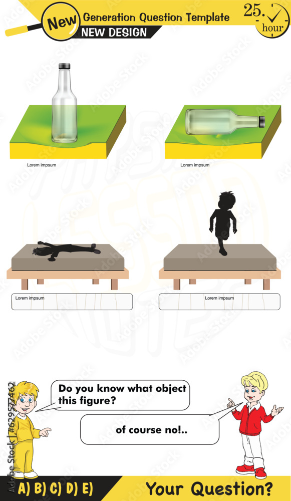 Vector de Stock Physics, pressure and lifting force, archimedes ...