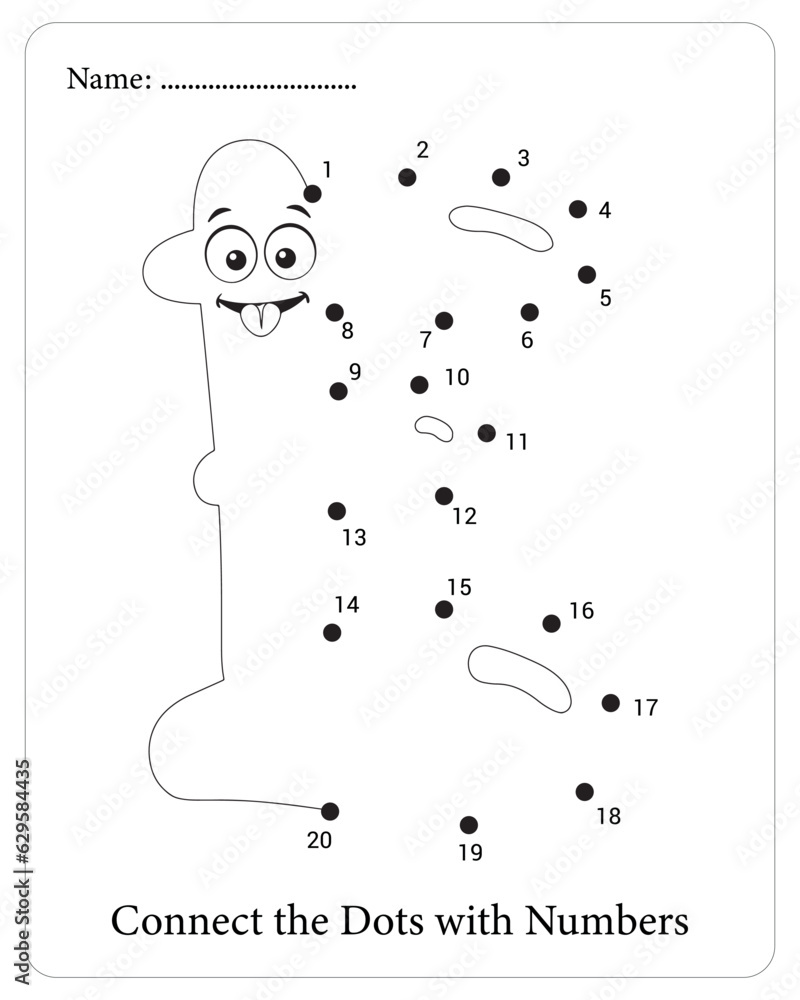 Cute Alphabet Dot To Dot Connect, Coloring Pages for kids, Activity ...