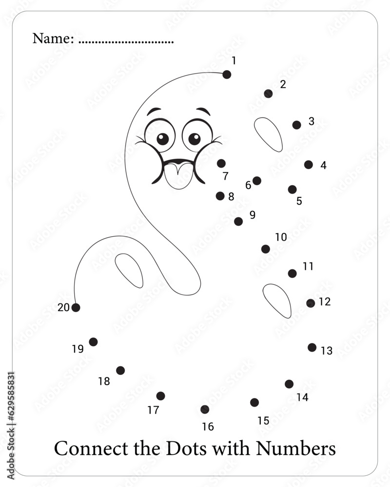 Cute Alphabet Dot To Dot Connect, Coloring Pages for kids, Activity ...