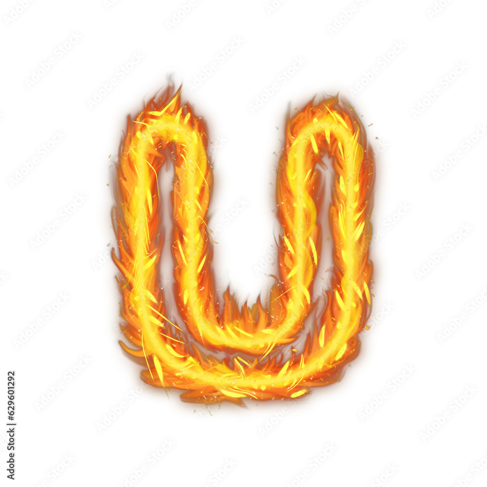 Ilustración de Stock Fire alphabet letters png, Fire alphabet text ...
