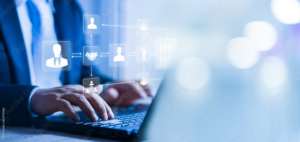 Foto de Stock Organization chart showing hierarchy structure of teams ...