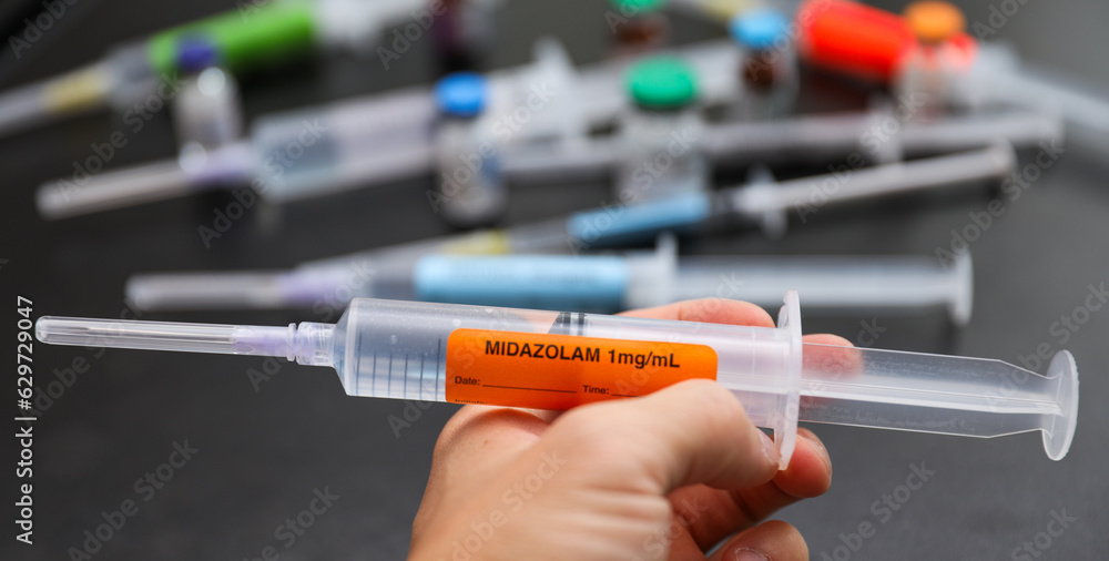 Fentanyl syringes, anesthetics, and muscle relaxers, succinylcholine ...