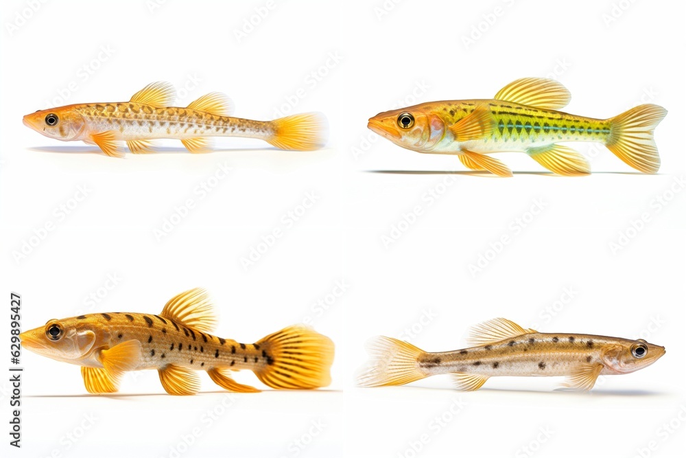 gobi fish set isolated on white background. Stock Illustration | Adobe ...