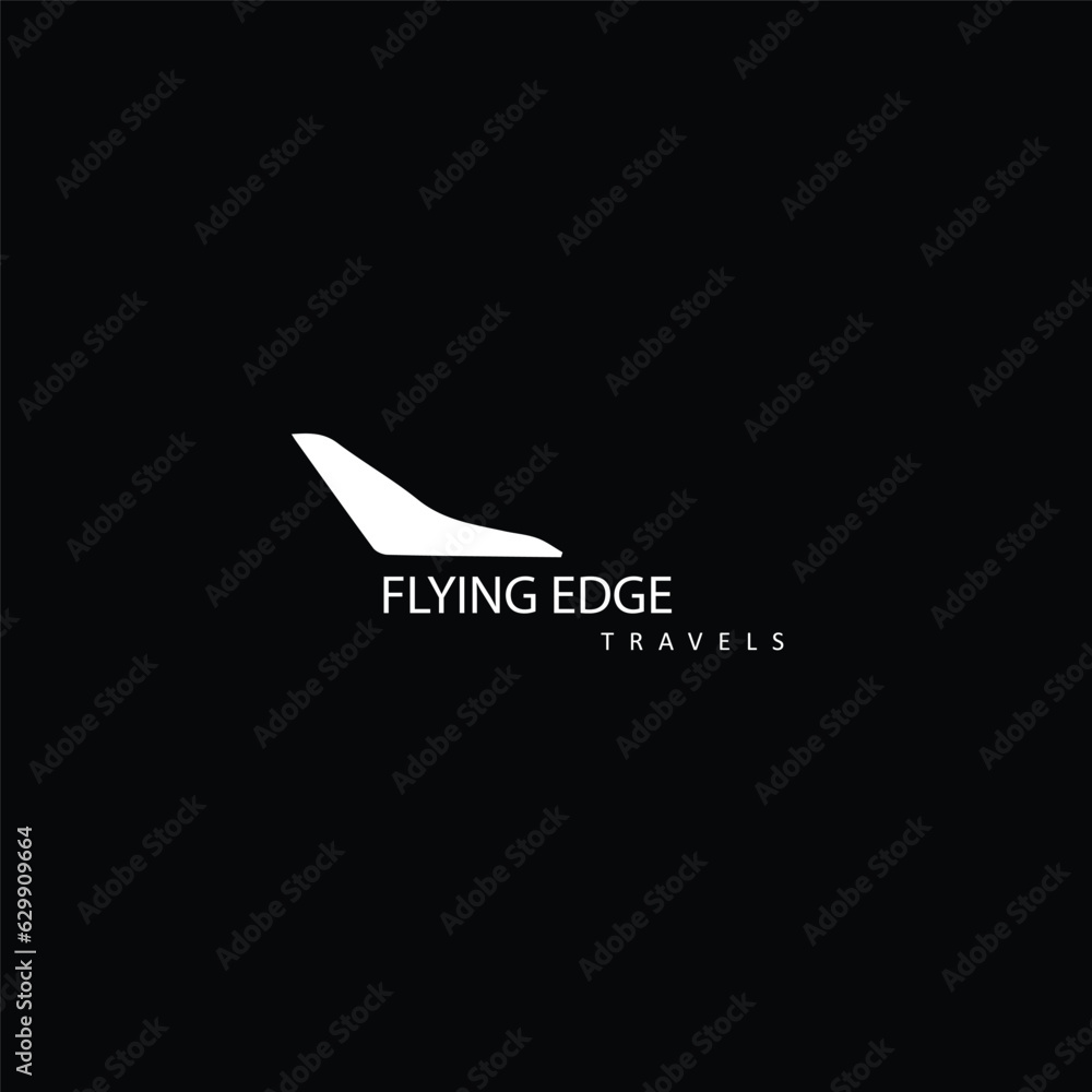 aircraft tail logo concept vector Stock Vector | Adobe Stock