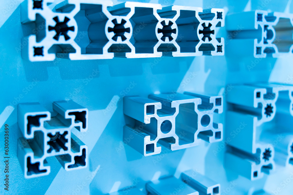 Cross sections of extruded aluminium or aluminum channels for use in ...