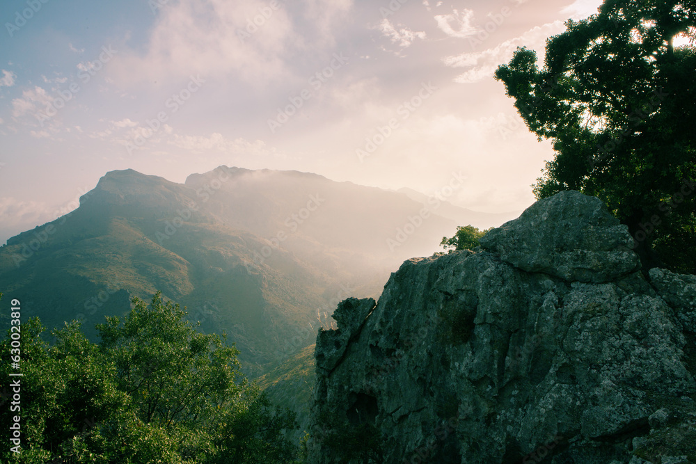 Hiking holidays Mallorca, Spain. Beautiful picture with landscape of ...