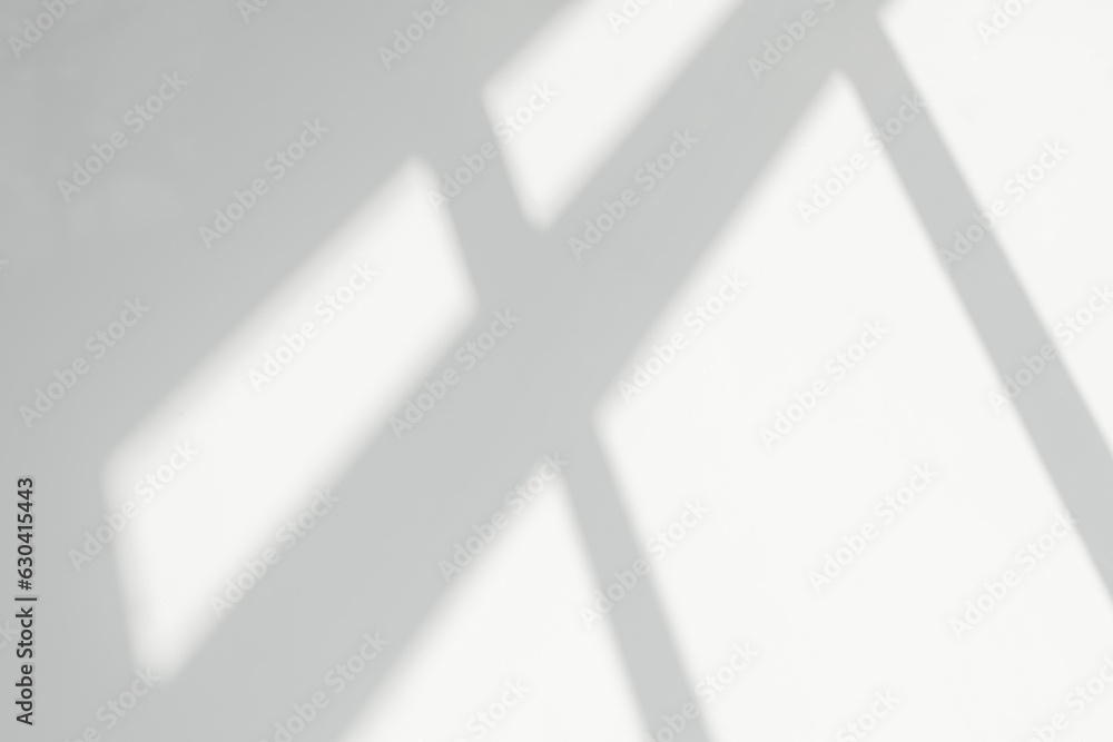 Gray shadow and light blur abstract background on white wall from ...