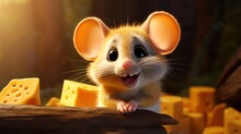 Cheesy Mouse Clipart Free Stock Photo - Public Domain Pictures