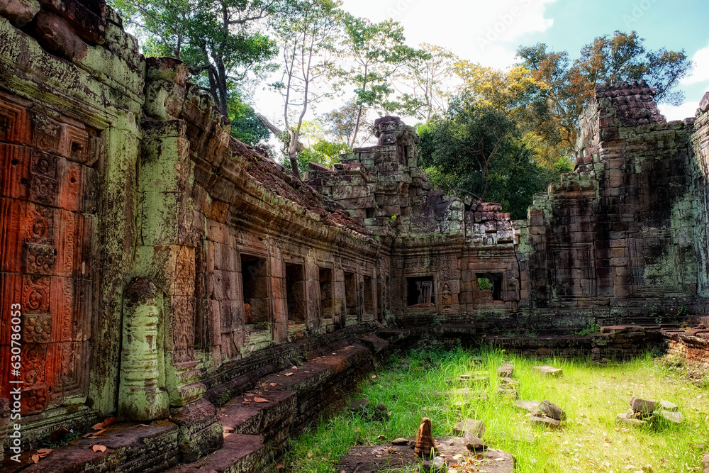 Echoes of history: Fragments of Cambodia's medieval buildings, once ...