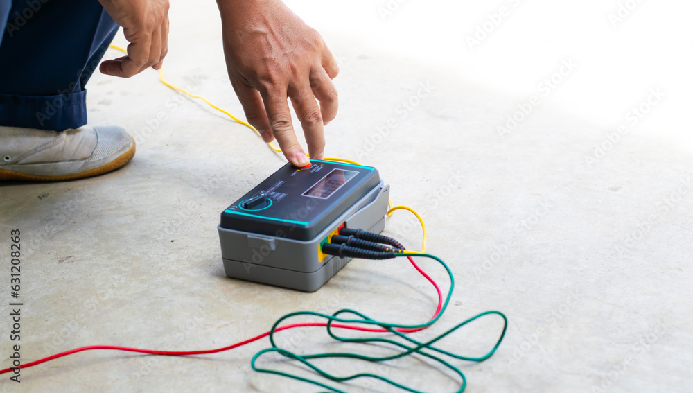 Ground Test box for inject into electrical equipment for testing ...