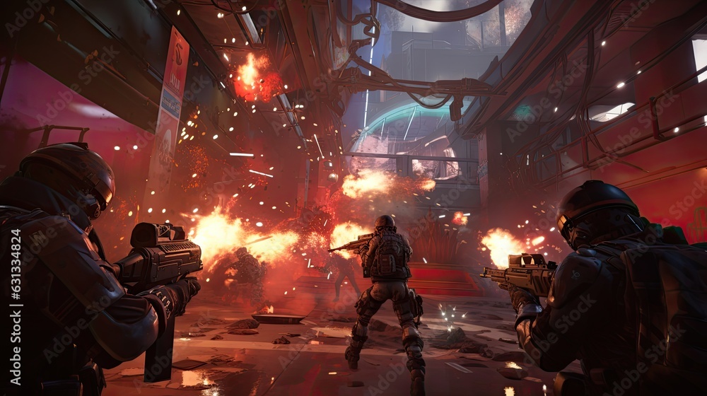 Valorant Soldier Concept Character. FPS Gameplay scenario. First-person ...