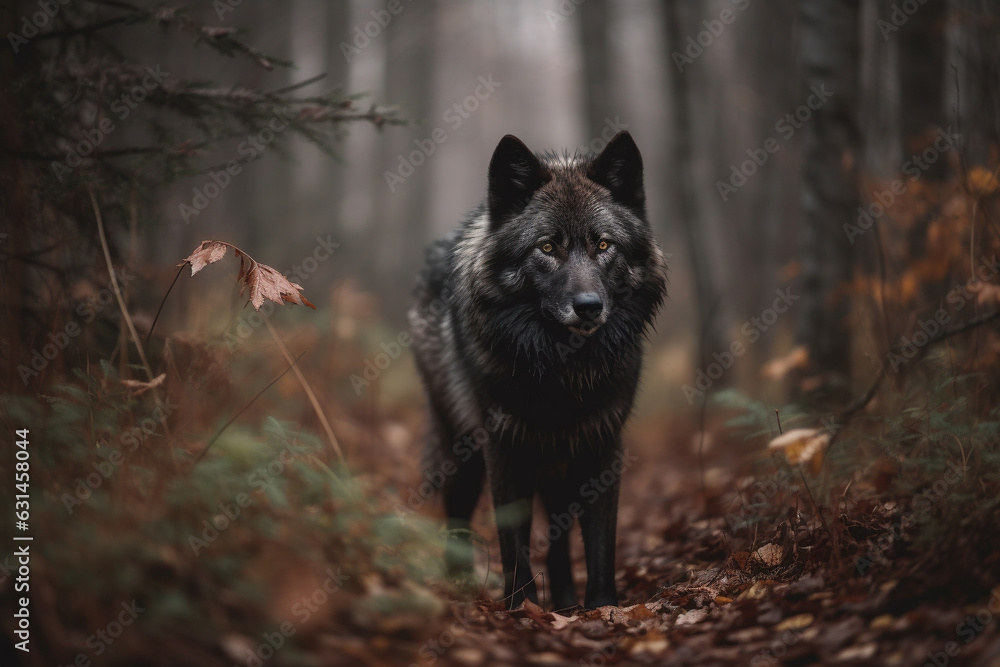 Encounter the awe inspiring presence of a big, scary, and majestic lone ...