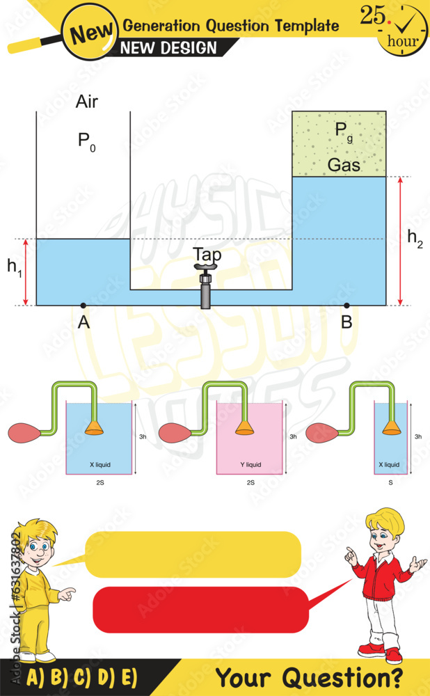 Physics, pressure and lifting force, archimedes principle, pressure of ...