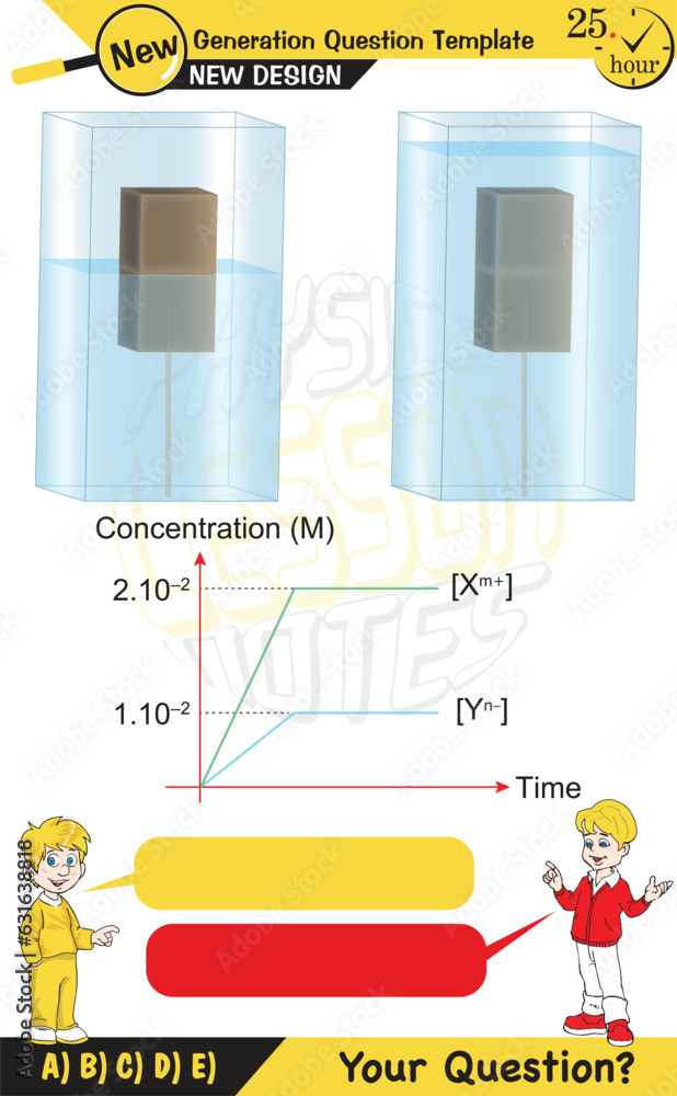 Stock-Vektorgrafik „Physics, pressure and lifting force, archimedes ...