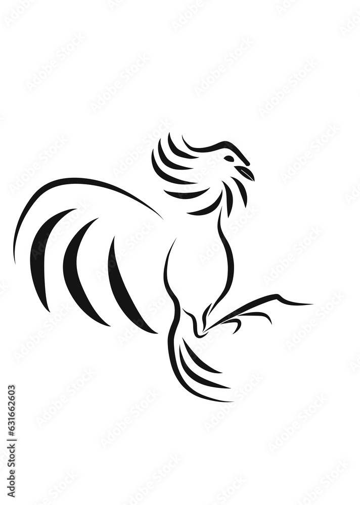 Gallo de pelea logo, gallo de pelea fondo Stock Illustration | Adobe Stock