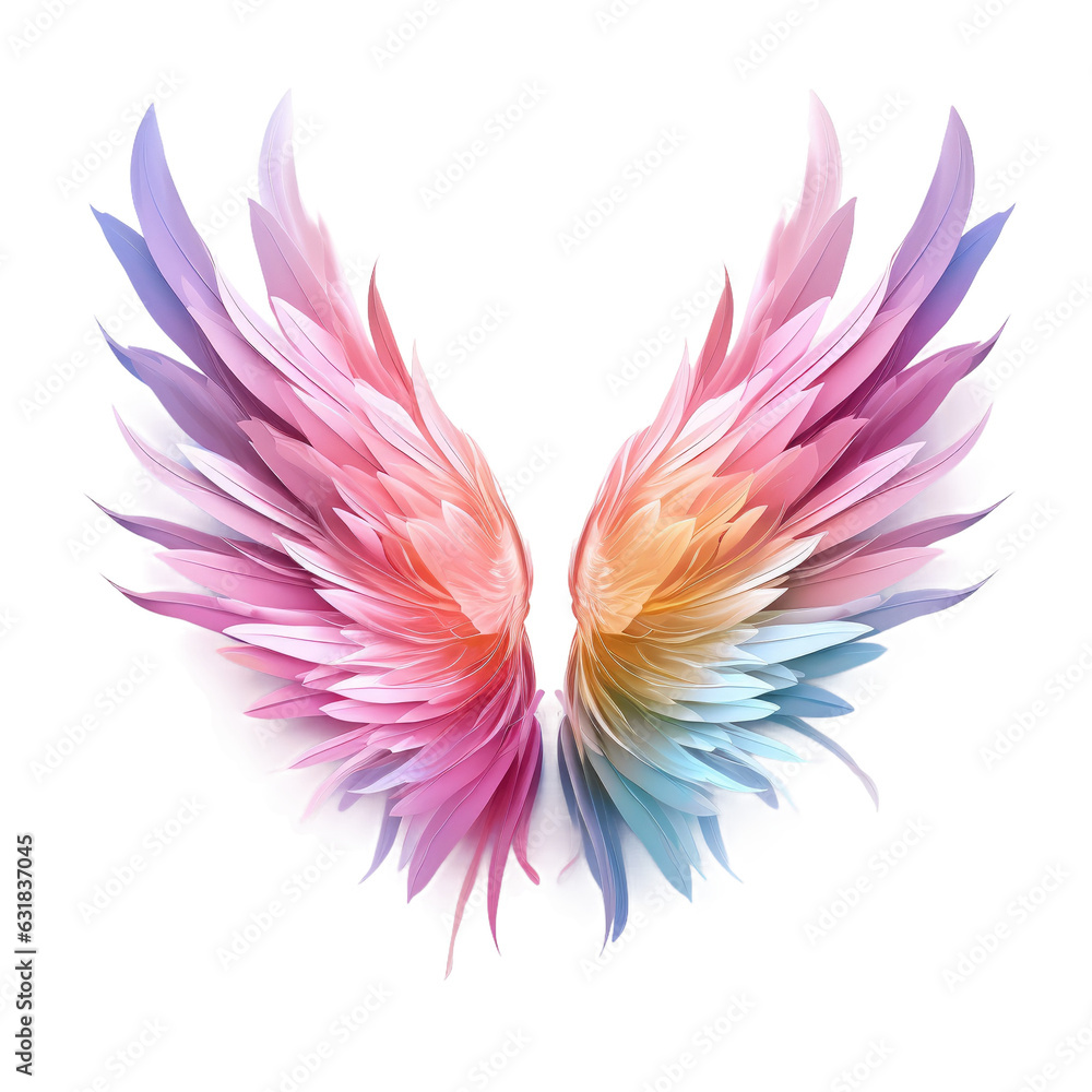 transparent backround with isolated feather design element featuring an ...