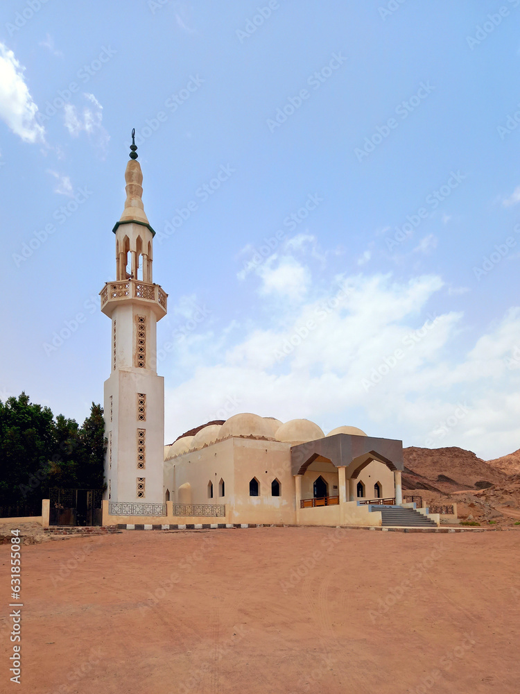 Mosque in Dahab on the Sinai Peninsula. Islamic culture and religions ...