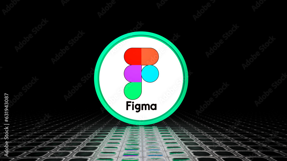 Figma, Social Media Logos Visual Presentation - Background Design Stock ...