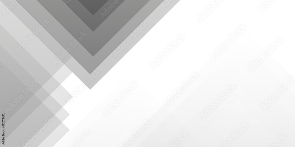 Abstract white and gray background design with layers of textured white ...