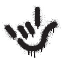 Graffiti Three Fingers Hand Art Free Stock Photo - Public Domain Pictures