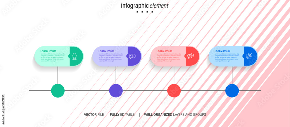 Business road map timeline infographic city designed for abstract ...