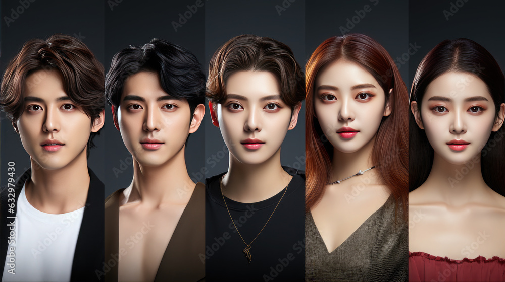 Representatives of Korean pop culture. Stock Photo | Adobe Stock