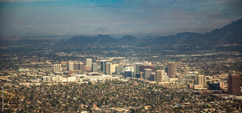 Tall buildings in downtown Phoenix Arizona Stock Photo | Adobe Stock
