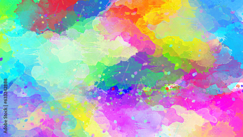 Watercolor paint brush stroke. ink splash transition. Abstract inkblot ...