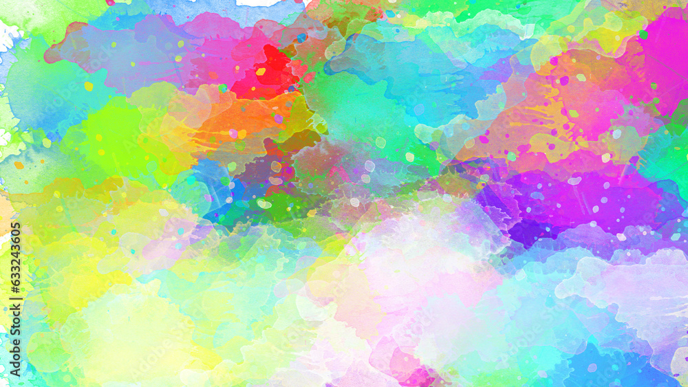 Watercolor paint brush stroke. ink splash transition. Abstract inkblot ...