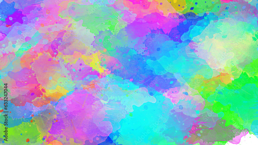 Watercolor paint brush stroke. ink splash transition. Abstract inkblot ...