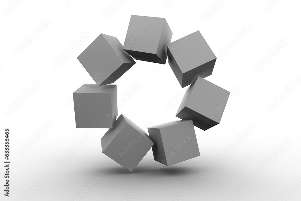 Digital png illustration of grey cubes on transparent background Stock ...