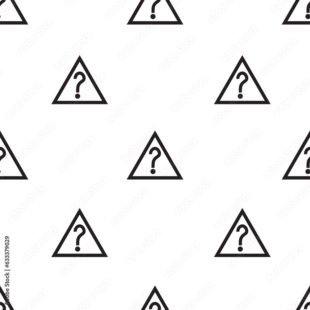 Digital png illustration of triangles with question marks on ...