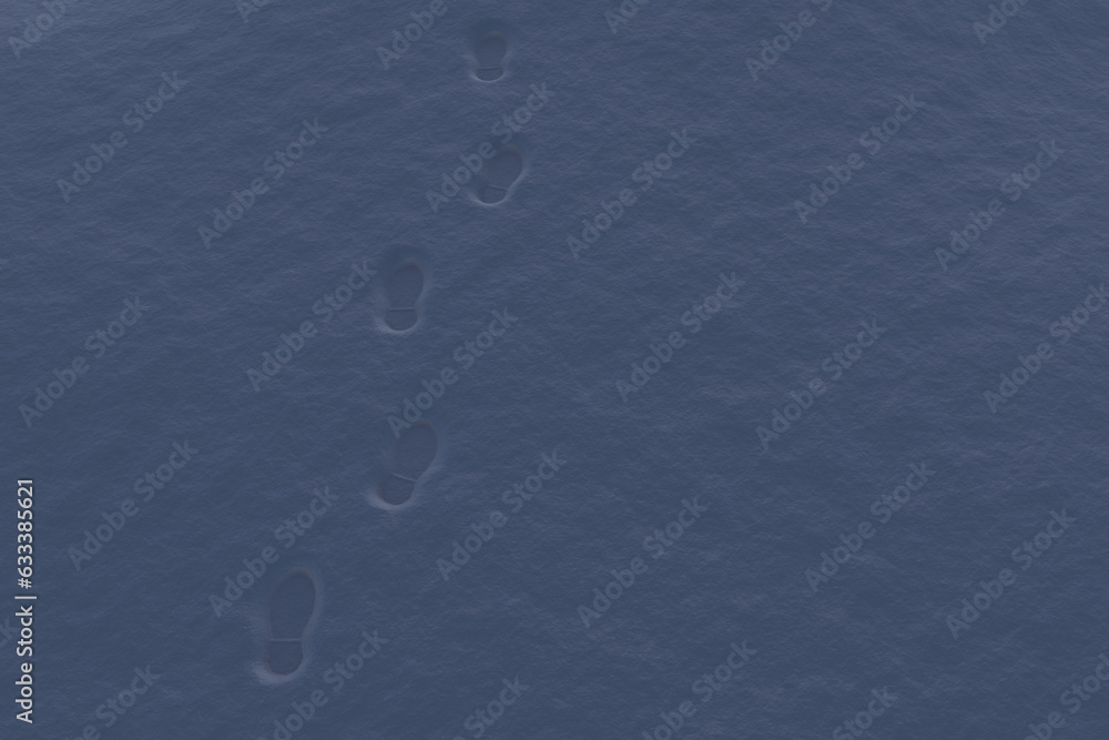 Digital png illustration of footprints in snow on transparent ...