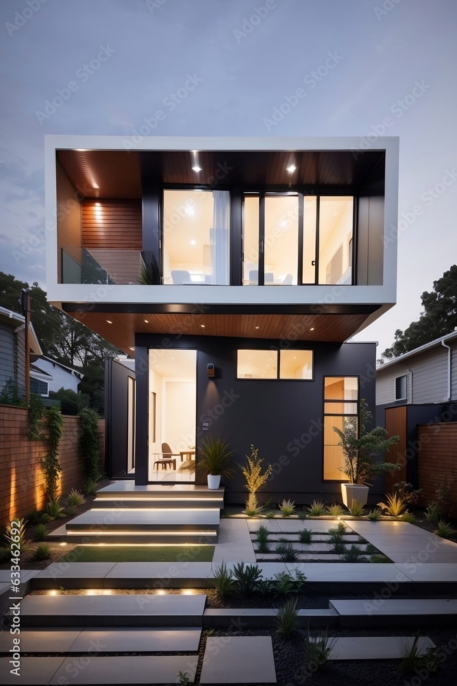 modern living room A striking representation of modern modular ...