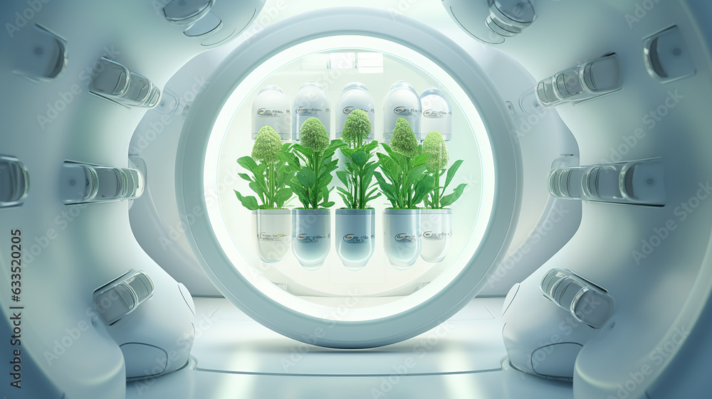 Efficient digital hydroponic digital smart space farming lab with ... Efficient digital hydroponic digital smart space farming lab with ...